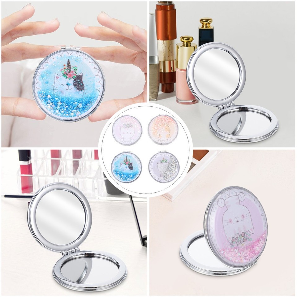 4 Pcs Convenient Compact Mirror Portable Travel Outdoor Accessory ...