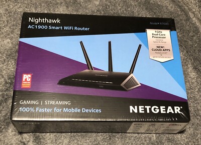 Netgear Nighthawk AC1900 Smart WiFi Dual Band Gigabit Router - R7000 ...
