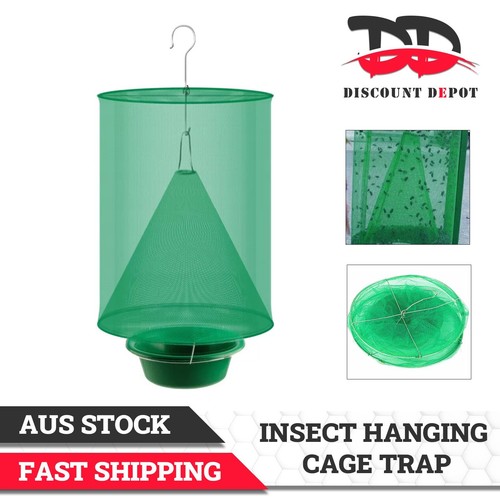 Ranch Fly Trap Insect Killer Net Cage Home Outdoor Bug Pest Hanging ...