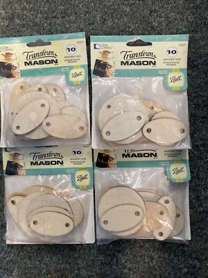 Loew-Cornell TransforMASON Wooden Tags, Ovals, 10-Count | eBay