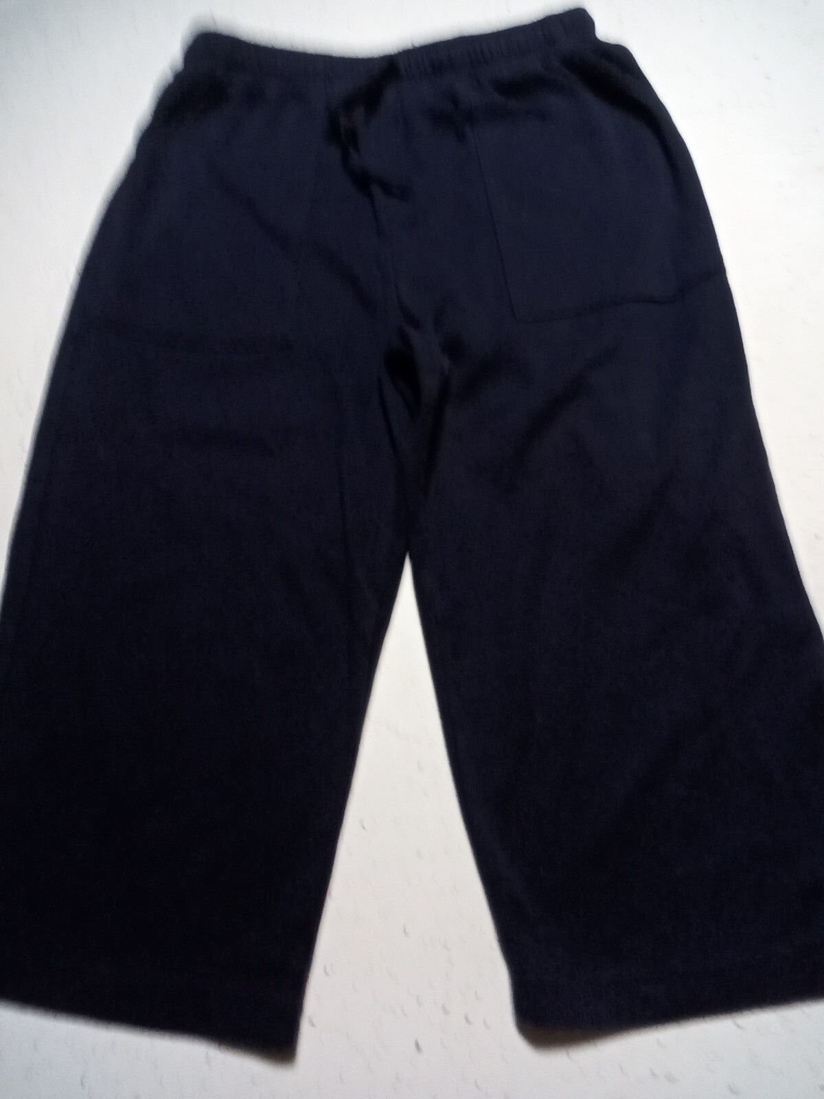 Classic Elements Women’s Capri Pants S 6-8 Navy Blue Elastic Waist | eBay