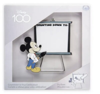 Disney Parks 100 Celebration Mickey Mouse Countdown To Jumbo Pin New ...