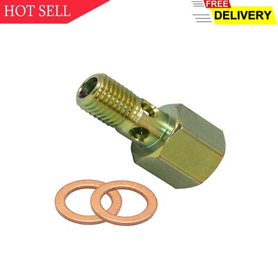 GlowShift Fuel Pressure Banjo Bolt Sensor Thread Adapter Compatible ...