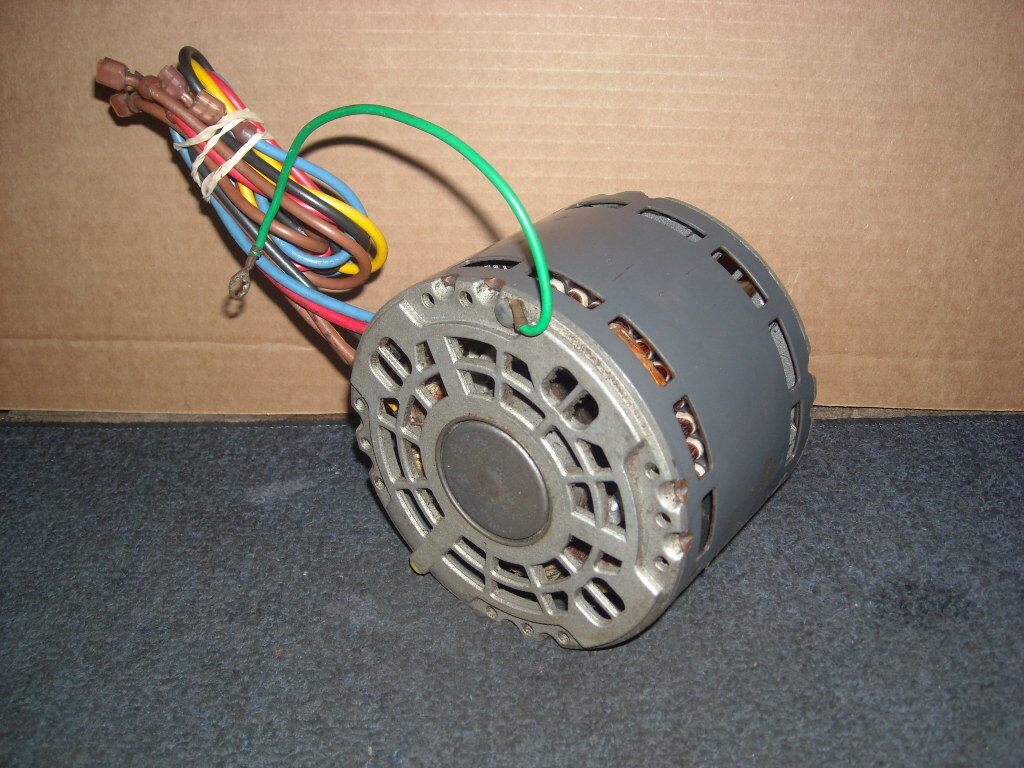 EM36- EMERSON 1/5 HP KA55HXHGF BLOWER MOTOR FOR HVAC 1100 RPM 1.6 AMPS ...