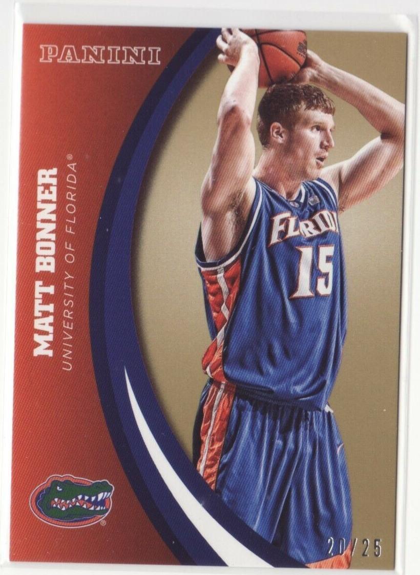 2015 Panini Florida Gators - Matt Bonner #35 Gold /25 for sale online ...