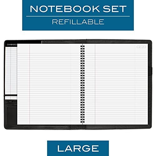 Limited NoteTaker Business Portfolio/Notebook, 8-1/4" x 11", Refillable ...