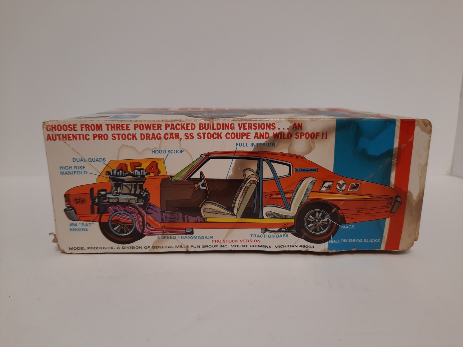 Vintage General Mills '72 Chevelle 1/25 Plastic Model Kit MPC Very Rare ...