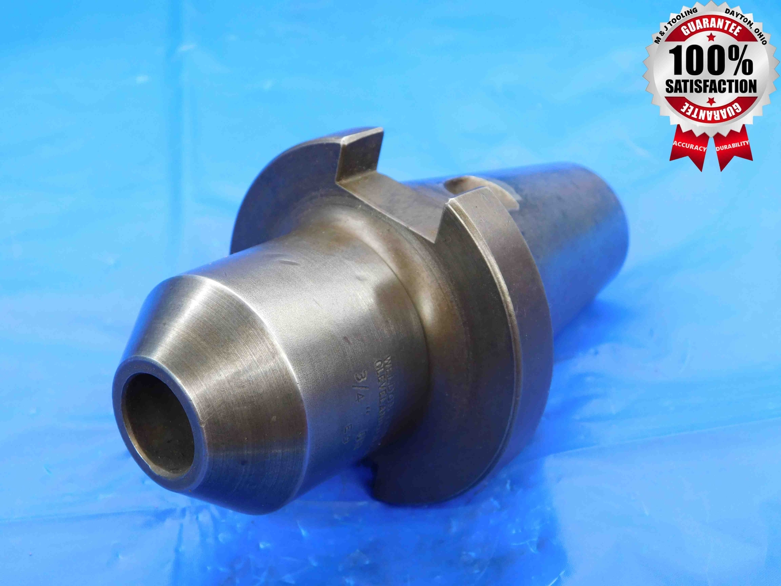 QUICK CHANGE WELDON 3/4 I.D. SOLID END MILL TOOL HOLDER .75 3 ...