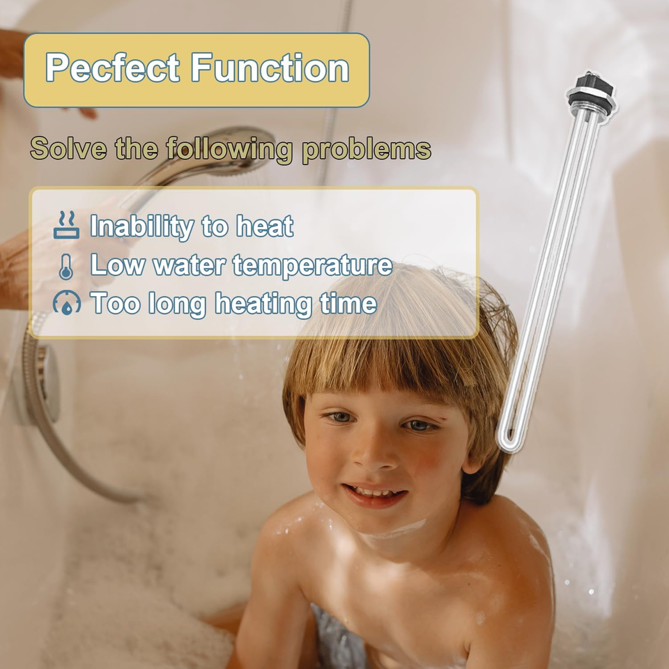 Upgraded 100108283 Water Heater Element, for AO Smith Electric Water ...