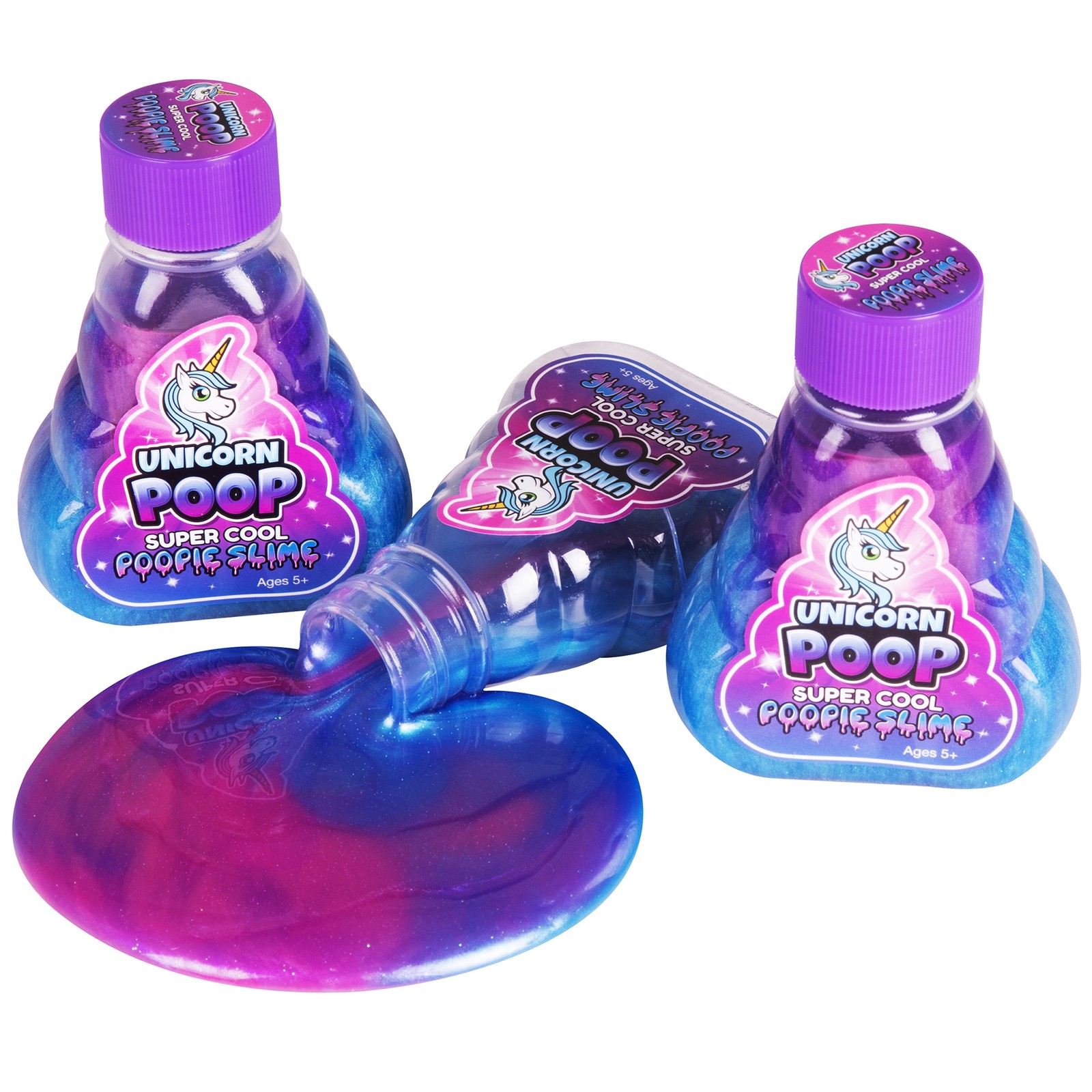Super Cool Slime: Unicorn Poop Pack Of 3 - 5oz Bottles | eBay