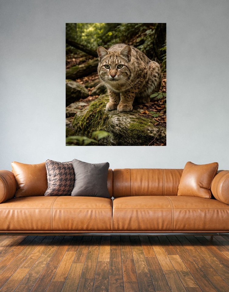 Bobcat Wall Art Printable | Photorealistic Wildlife Nature Poster ...
