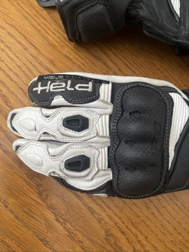 Held Motorcycle HRD Gloves Size S7 CE Rated, Keprotec, Hard Armour ...