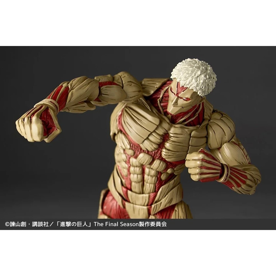 Kaiyodo Revoltech Attack on Titan Armored Titan Action Figure with ...