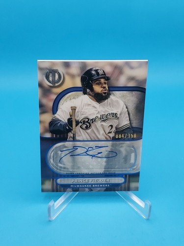 Prince Fielder 2024 Topps Tribute #TA-PF Auto - Blue Parallel 84/150 ...