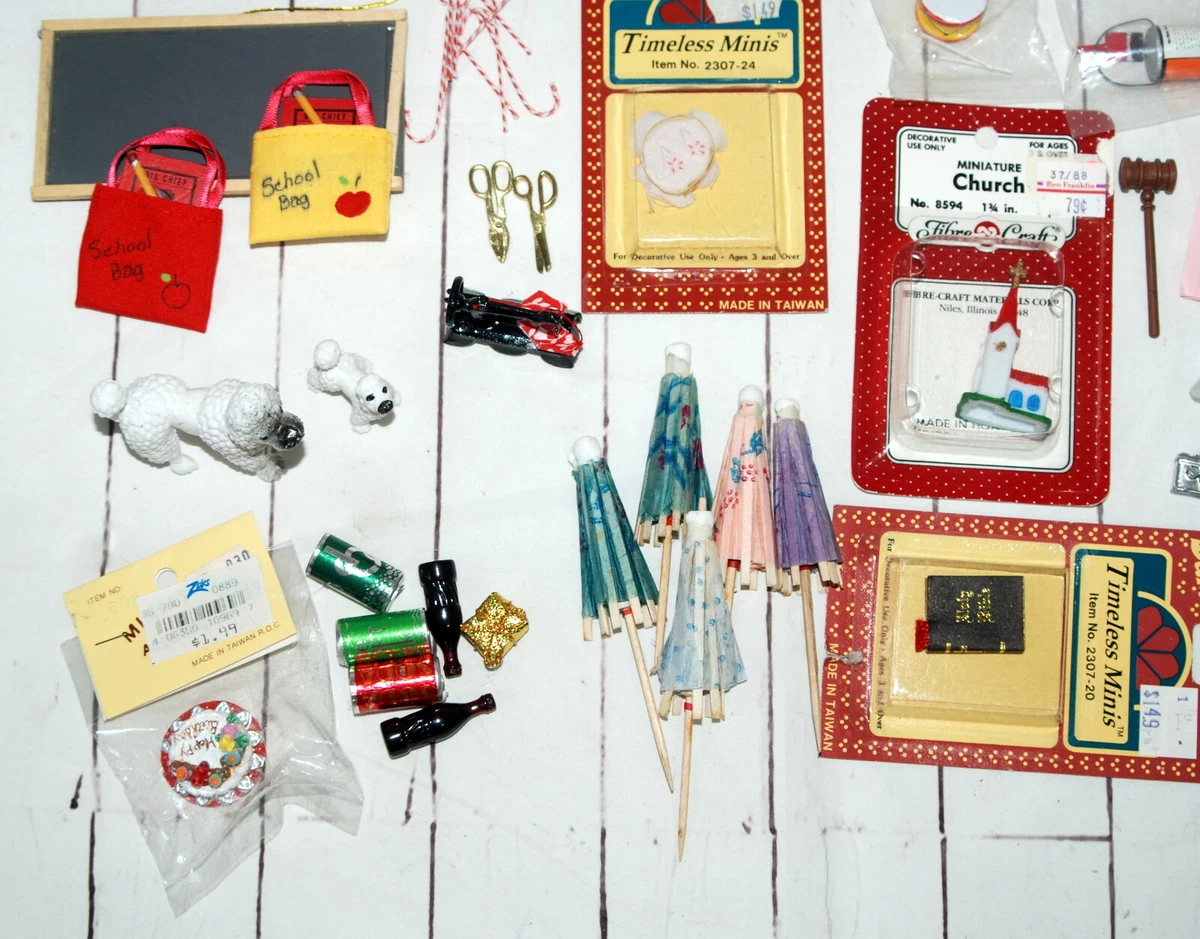 Miniature Items For Crafts