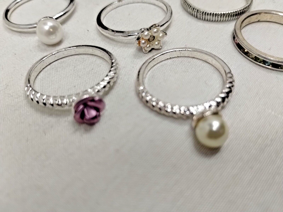 Mixed lot of Jewelry - 8 rings total | eBay