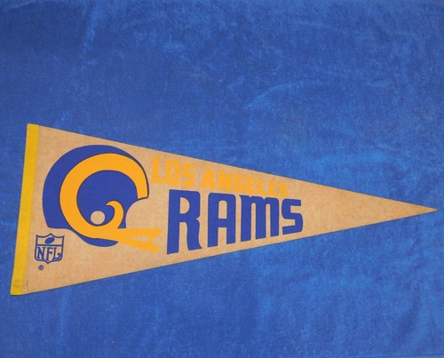 Vintage Original 1970s LOS ANGELES LA RAMS Full Size NFL Two Bar Helmet ...