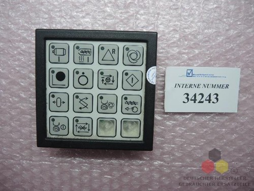 Input keypad, SN. 177.306, incl. SN. 149.240 A, ARB 725, Arburg ...