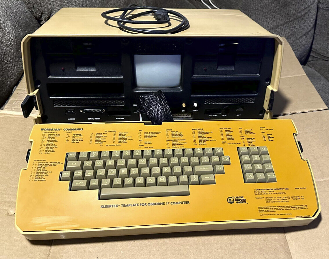 Vintage OSBORNE OCC1 Portable Computer - Vintage Computing | eBay