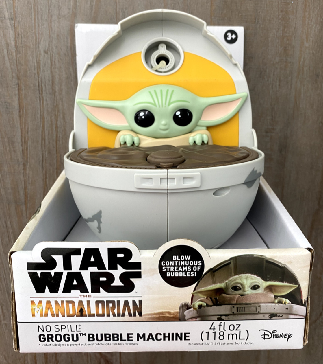 Star Wars The Mandalorian No Spill GROGU Bubble Machine - NEW, FREE ...