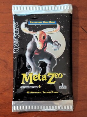 NYCC 2021 METAZOO CRYPTID NATION NIGHTFALL BOOSTER PACK TRADING CARDS ...