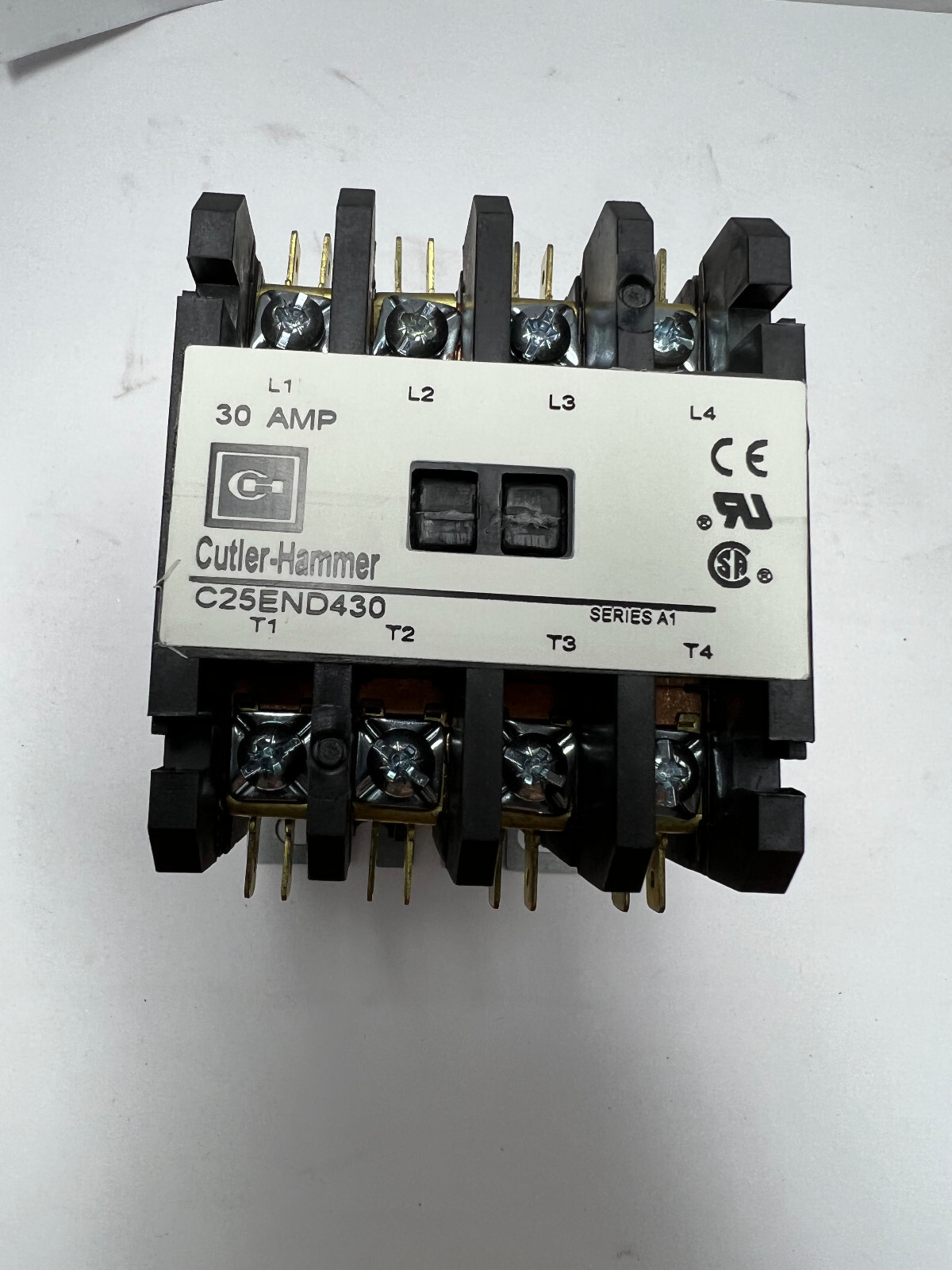 Eaton C25END430A Definite Purpose Contactor, 4 Pole, 25-40 Amp | eBay