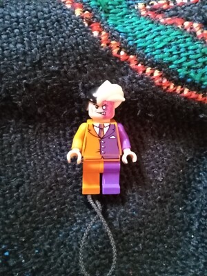 LEGO Batman Two Face Minifigure Figure Minifig 6864 Orange Purple | eBay