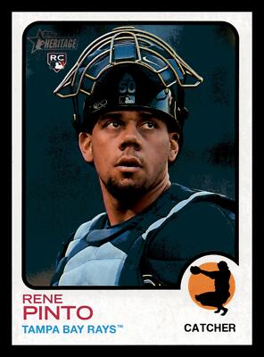 Rene Pinto RC 2022 Topps Heritage #667 Rookie Tampa Bay Rays NM-MINT | eBay