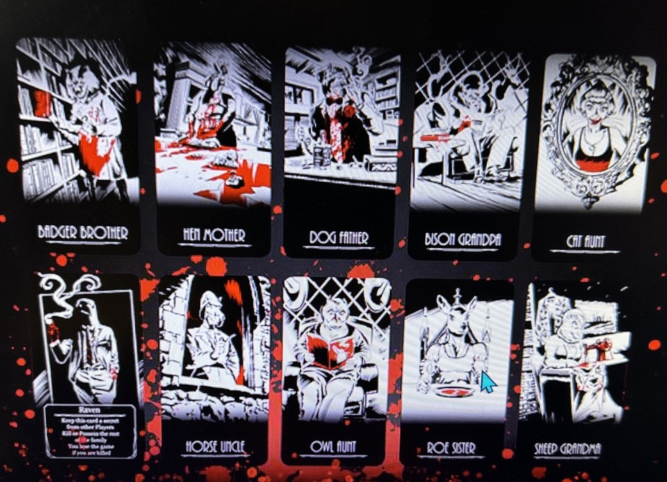 Raven Manor Card game, As seen on Kickstarter Horror and Monster | eBay