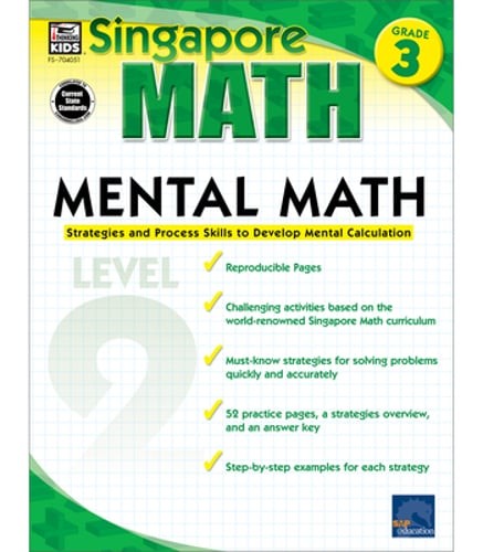 Mental Math, Grade 3: Strategies and Process Skills to Develop Mental ...