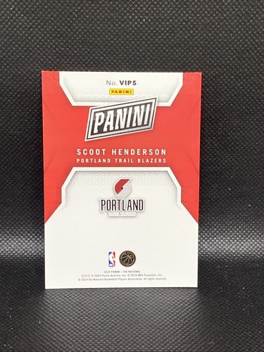 2024 Panini National NSCC VIP Rookies Scoot Henderson #VIP5 | eBay