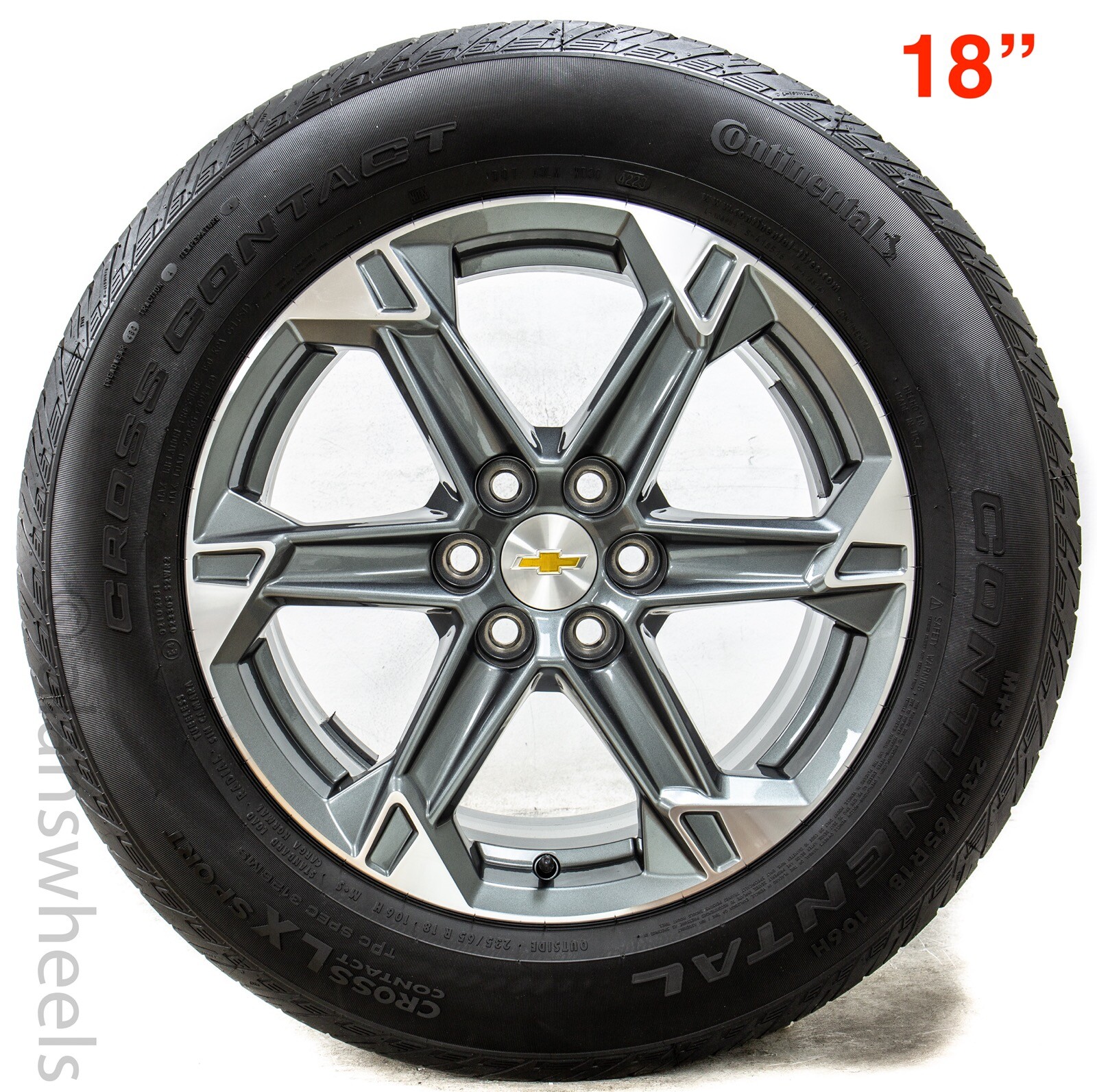 4 takeoffs Chevy Blazer 18" Factory OEM Grey Machined Wheels Rims Tires ...