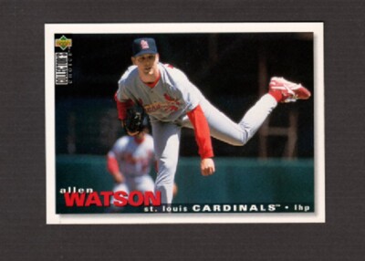 Baseball Card - Allen Watson -Cardinals -Upper Deck - 1995 - Card #198 ...
