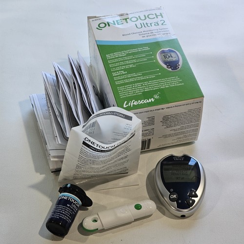 OneTouch Ultra 2 Digital Blood Glucose Meter Monitor With Strips ...