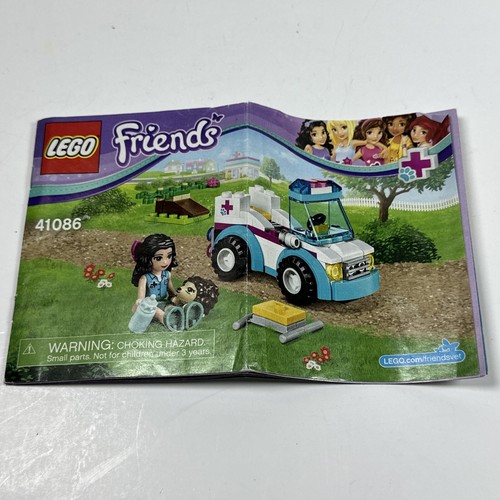 LEGO Friends 41086 Vet Ambulance Instruction Manual ONLY | eBay