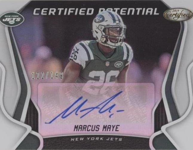 2019 Panini Certified - Certified Potential Signatures Marcus Maye #PS ...