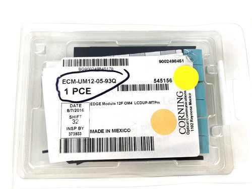Corning ECM-UM12-05-93Q Edge Module LC Duplex to MTP 50um Multimode OM4 ...