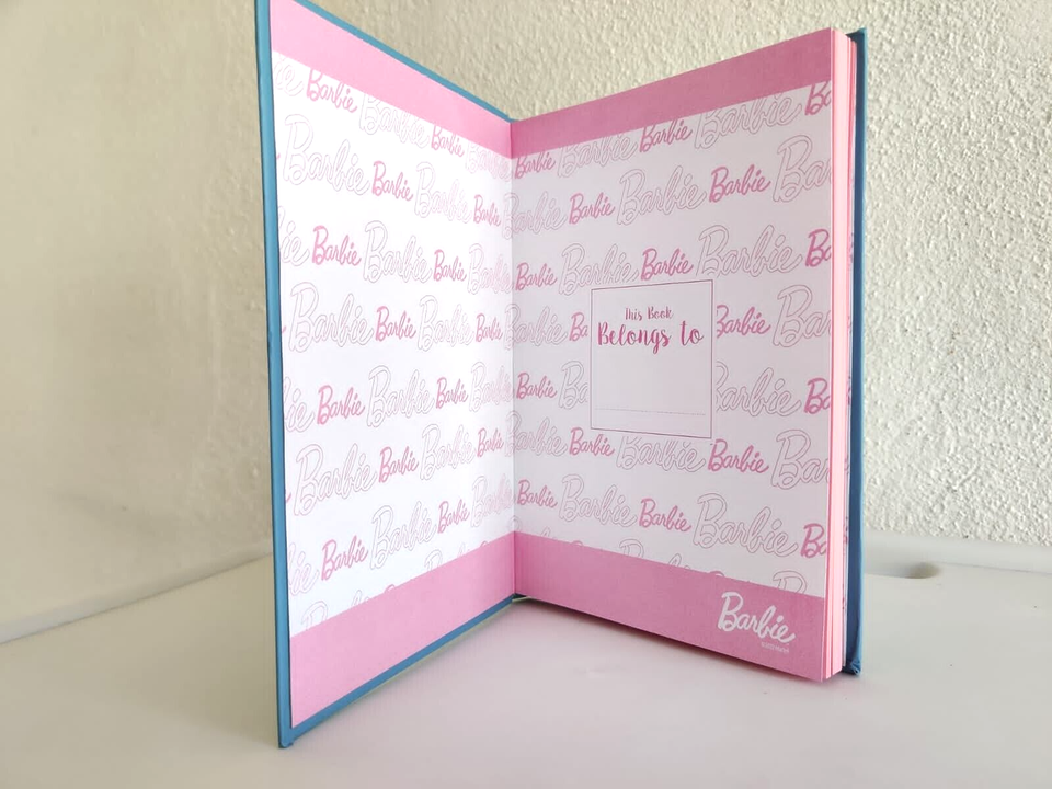 Pinkish Girls Fun in Blue Sun A5 Notebook Hardcover 160 Pages 6"x8 ...