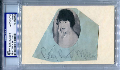 PATSY RUTH MILLER Vintage Signed Cut w/Photo THE HUNCHBACK OF NOTRE ...