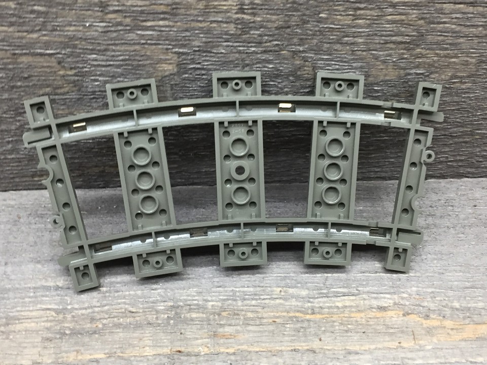 LEGO 9V Train Tracks in Dark Gray (Select ONE) curved or strait 4520 ...