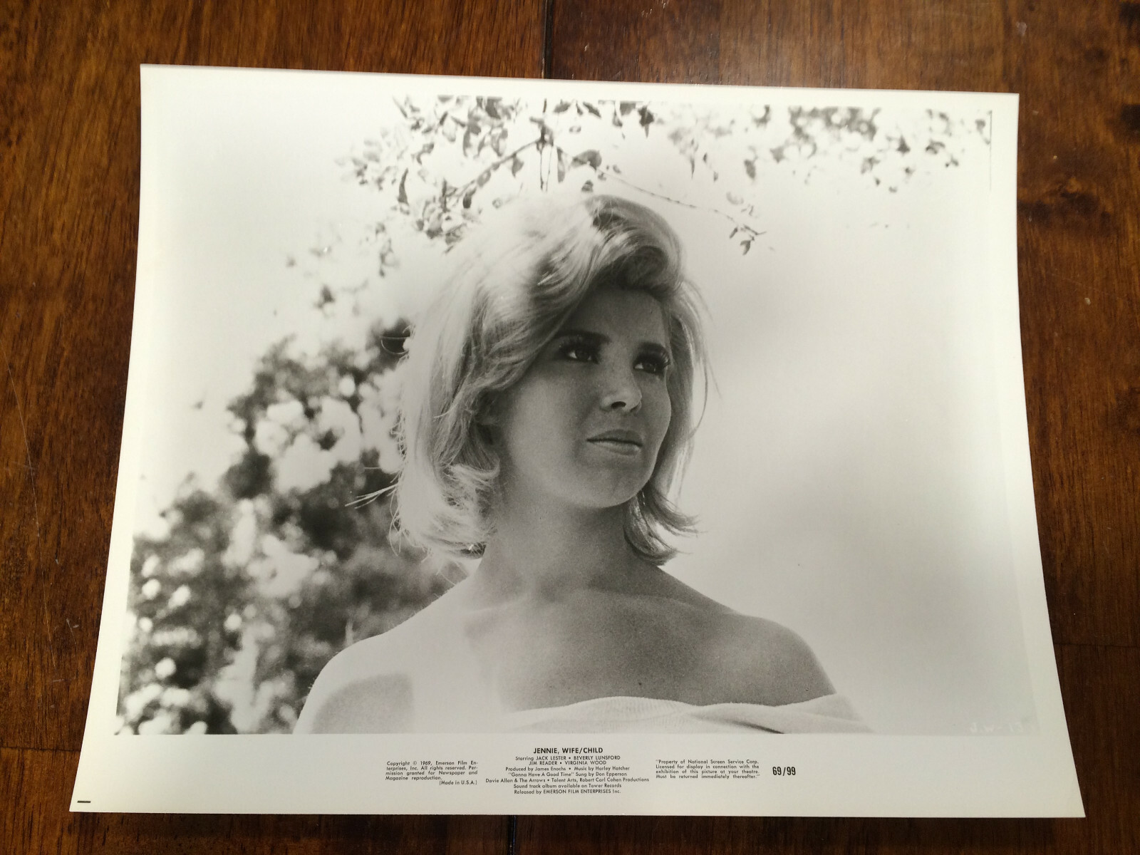 Jennie: Wife/Child 1968 8x10 Movie Photo Jack Lester Beverly Lunsford ...