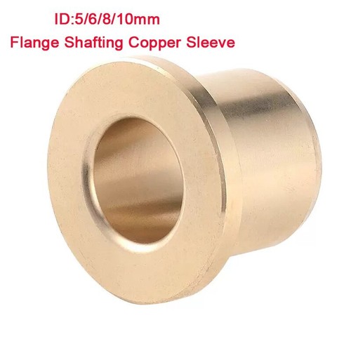 1Pcs Powder Metallurgy Oil Brass Bushing Guide Sleeve Flange Flanging ...