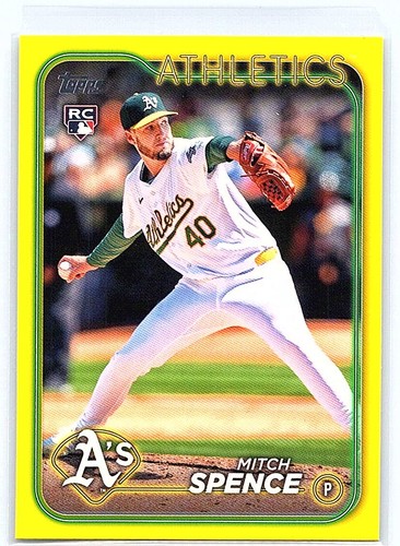 Mitch Spence 2024 Topps Update #US28 RC Oakland Athletics | eBay