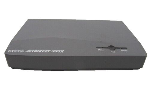 HP JetDirect 300X External Print Server RJ-45 Parallel 10/100 Base-TX ...