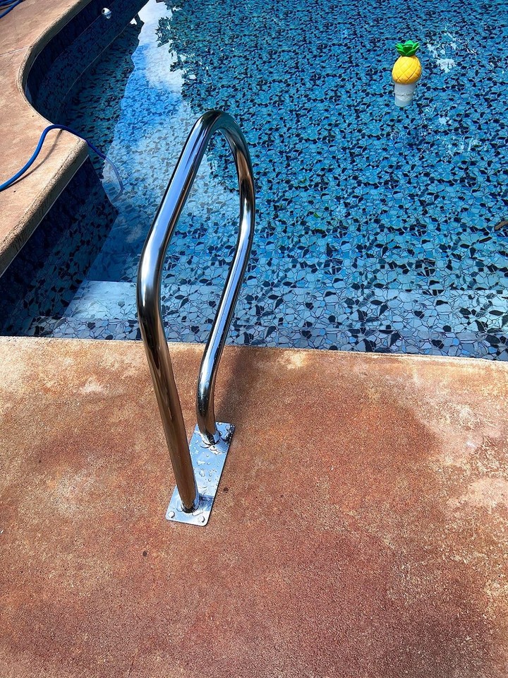 Heavy Duty Swimming Pool Hand Rail Grab Bar Stainless Steel for Pool ...