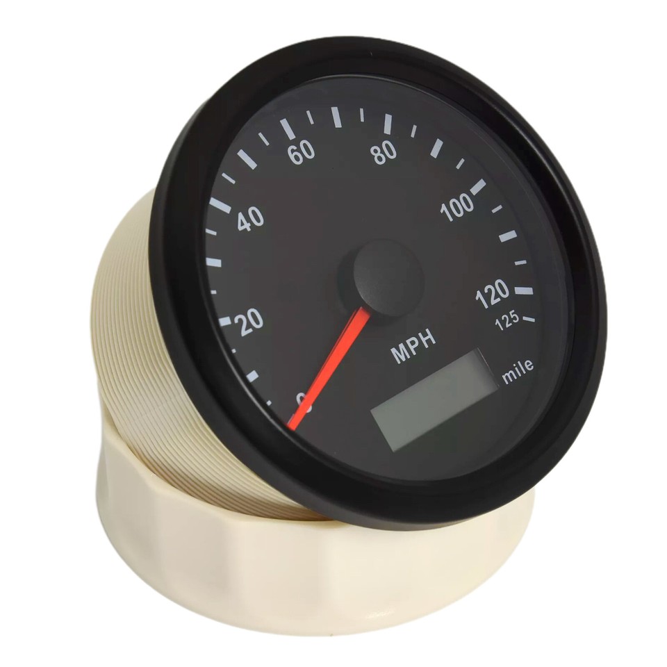 GPS Speedometer Odometer 125MPH Mileage Adjustable Overspeed Alarm for ...