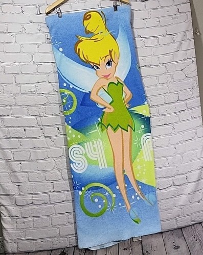 DISNEY Fleece Sassy Pixie Tinkerbell Fairy Blanket Blue 50x52 HTF ...