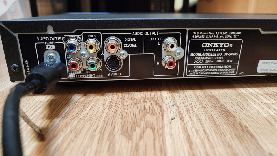 Onkyo DV-SP405 HDMI DVD Player With Remote Tested Works | eBay