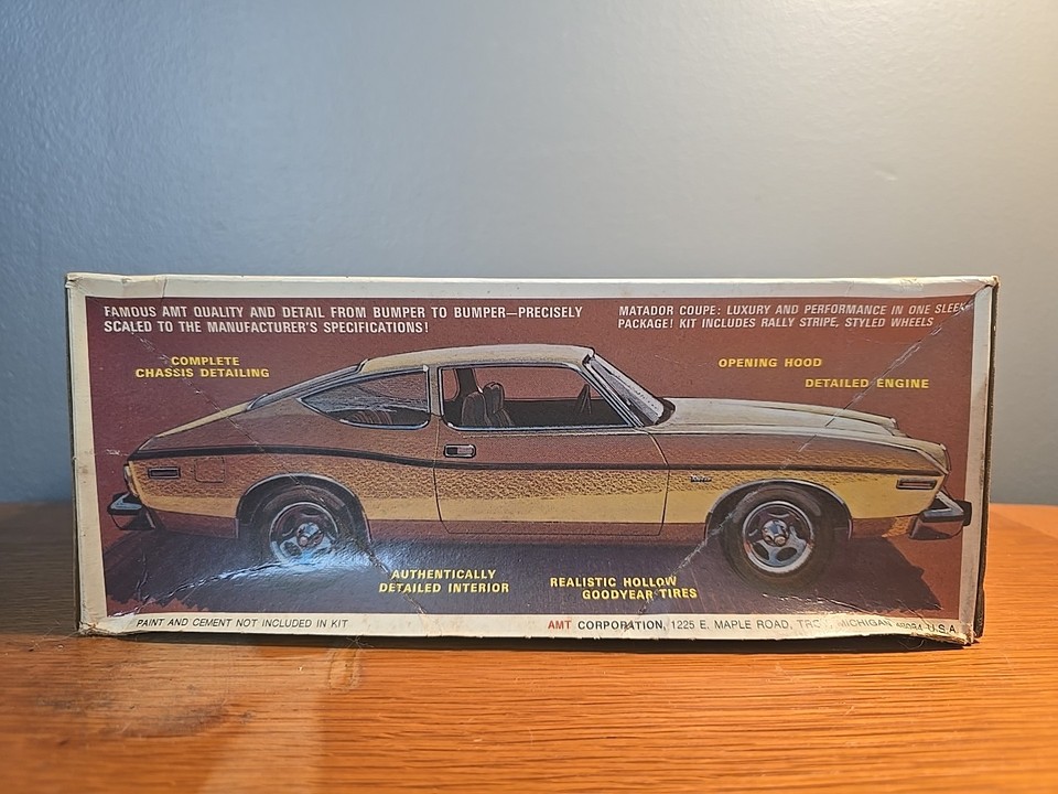 AMT 77 Matador AMC Vintage Model kit 1/25 scale T480 SEALED | eBay