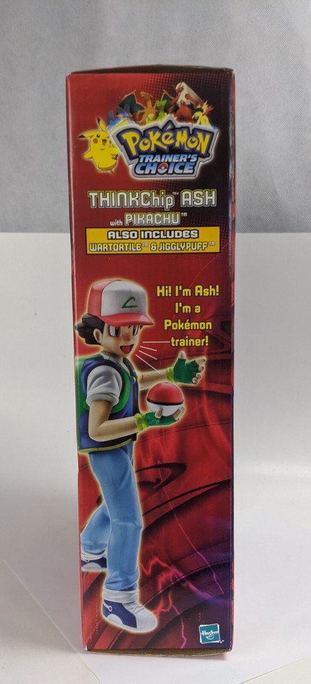 Hasbro Pokemon Trainer Thinkchip Ash & Pikachu 11.5' Action Figure ...